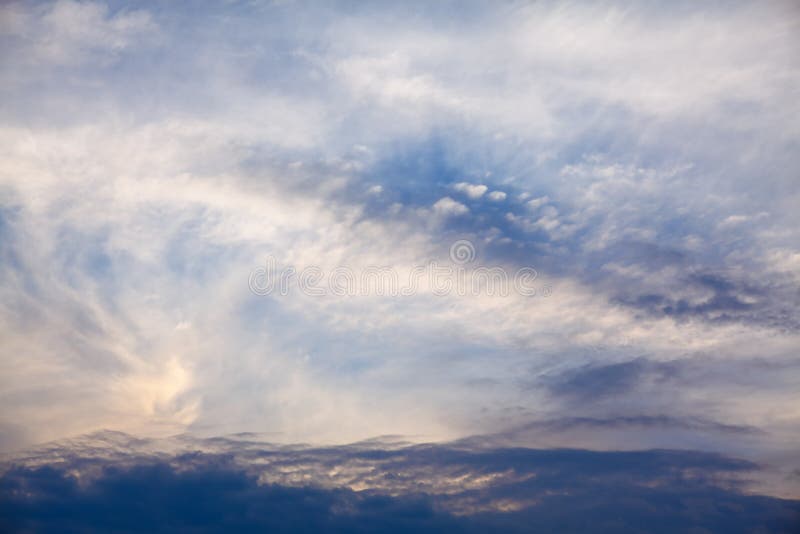 Stratus clouds stock image. Image of atmosphere, overcast - 192275223