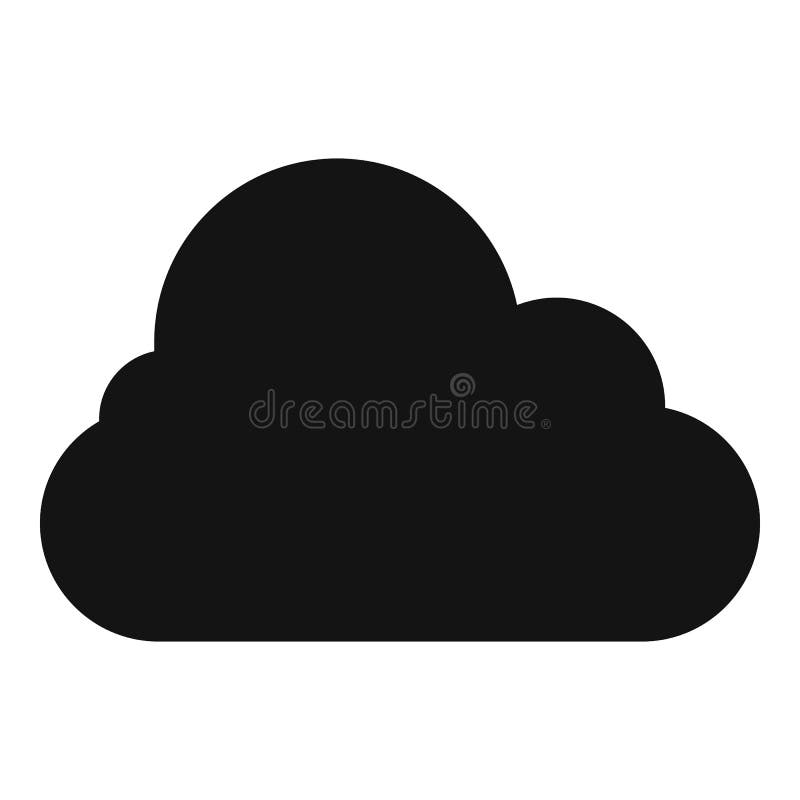 Stratus Icon, Simple Style. Stock Illustration - Illustration of icon ...
