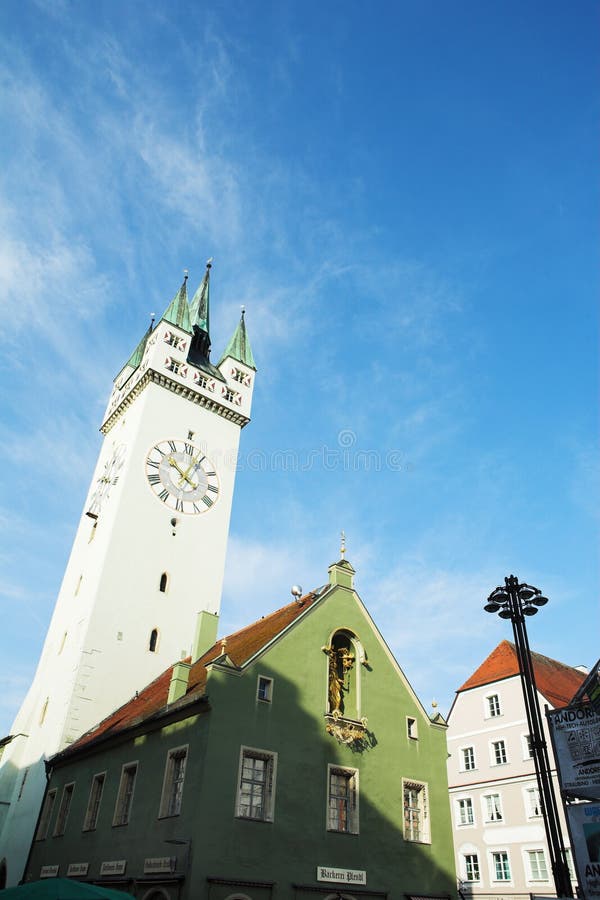 Straubing #6 stock photo. Image of square, masonry, bricks - 1763188
