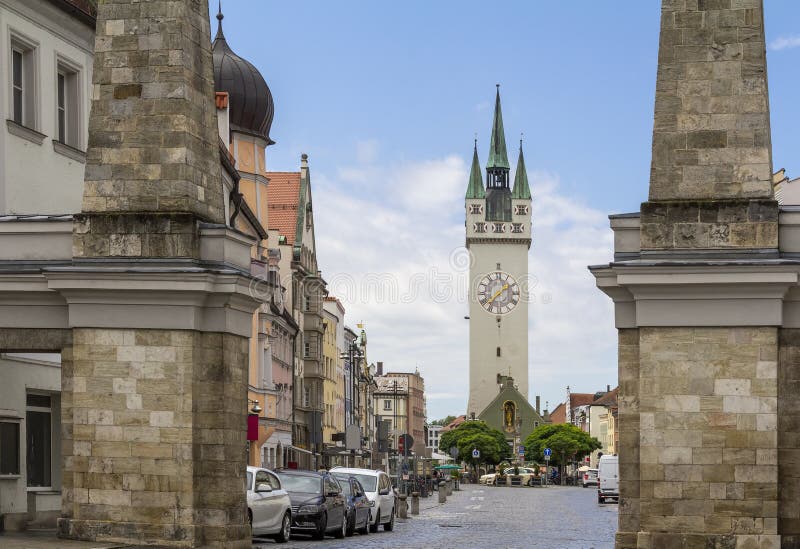 Straubing in Bavaria editorial photography. Image of culture - 202055007