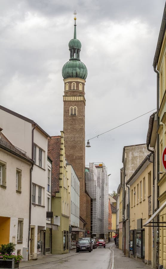 Straubing in Bavaria editorial photography. Image of city - 202623252