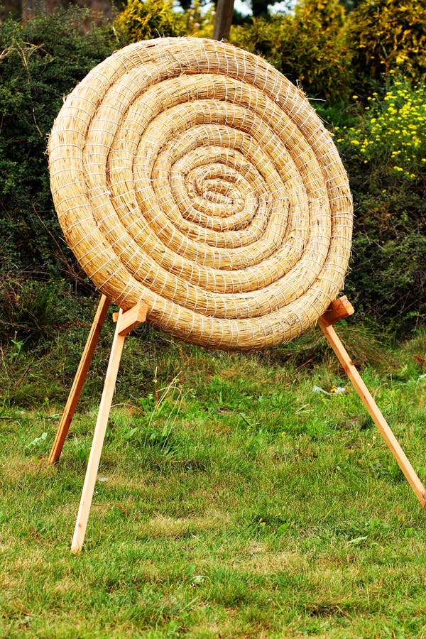 Straw Archery Target Practice Competition Concept Stock Image - Image ...