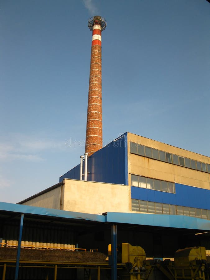 Straw boiler stock image. Image of strings, feeder, emission - 12795447