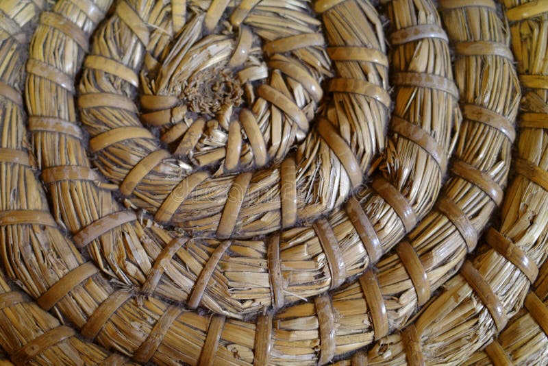 Straw in a Circle for a Natural Background Stock Photo - Image of ...