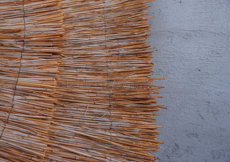 Straw and concrete stock image. Image of background - 104319705