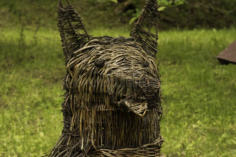 Straw Dog Close Up Photo in the Park Editorial Photography - Image of ...