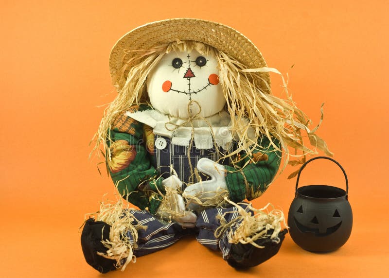 Big Straw Doll Shrovetide - Symbol of Pancakes Week Stock Photo - Image ...