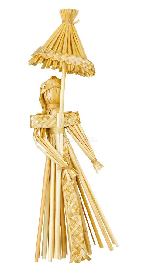 Big Straw Doll Shrovetide - Symbol of Pancakes Week Stock Photo - Image ...