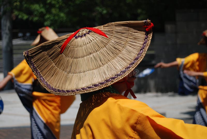 Straw Hat stock image. Image of culture, yellow, japan - 5834325