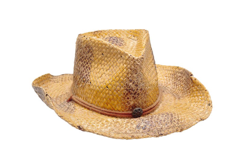 Straw Hat stock photo. Image of headgear, farming, straw - 185648640