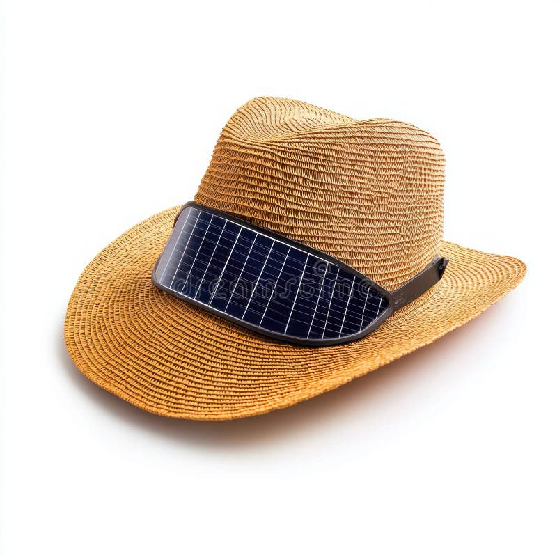 Straw Hat Solar Transformation Stock Illustration - Illustration of ...