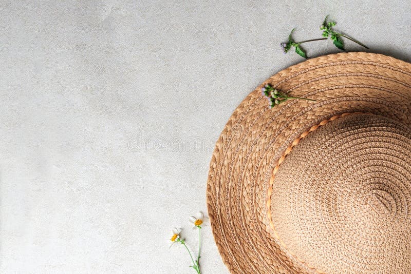 Straw hat with Space stock image. Image of leisure, clothes - 259986015