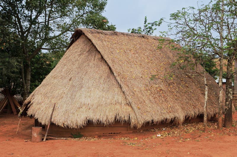 Straw hut stock image. Image of house, ancient, remote - 35692085