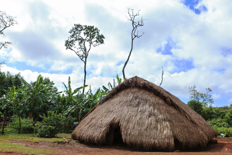 Straw hut stock image. Image of housing, poverty, construction - 35692229