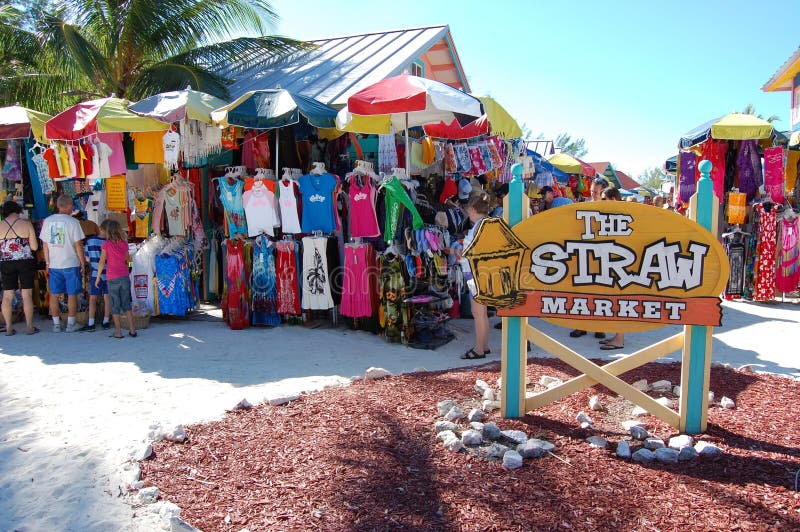 Straw Market, Nassau, Bahamas Redaktionelles Bild - Bild von inseln ...