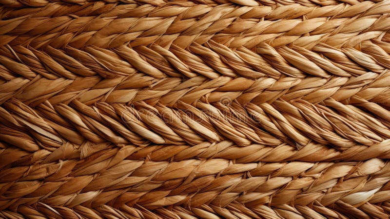 Straw Mat Texture. Generative AI. Stock Illustration - Illustration of ...