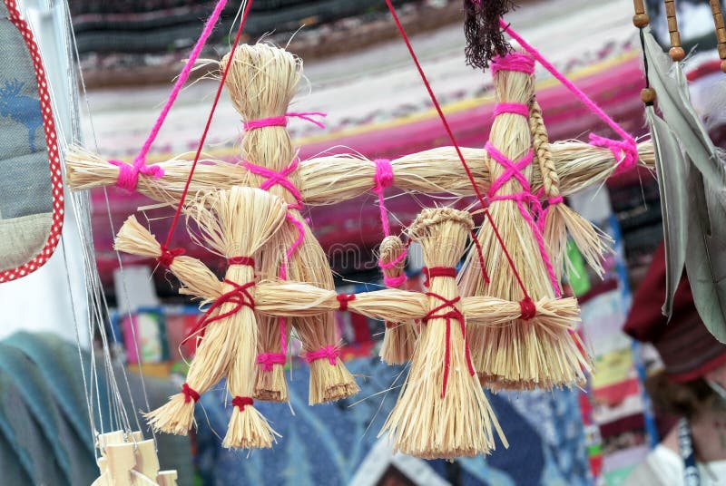Straw Ritual Dolls with Colored Threads Were Made in Ancient Russia ...
