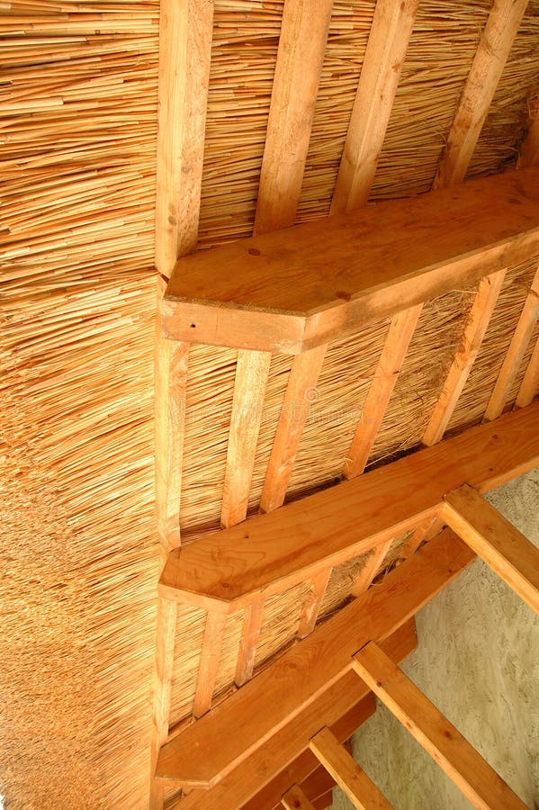 Straw roof stock photo. Image of building, straw, timber - 41070014