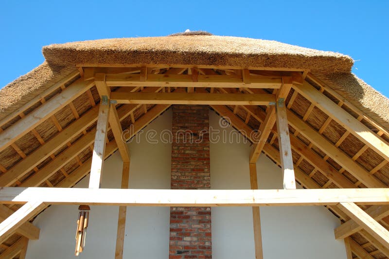 Straw roof stock image. Image of tradition, detail, ceiling - 61451147