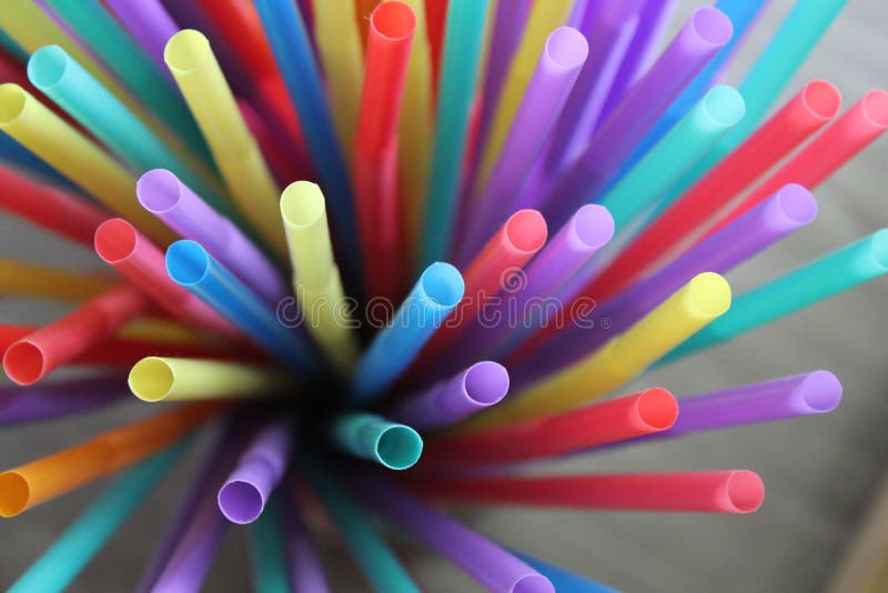 Straw Straws Plastic Drinking Background Abstract Colourful Full Screen ...