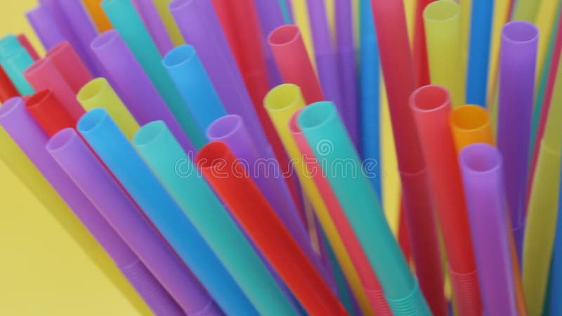 Straw Straws Plastic Drinking Background Colourful Full Screen Single ...