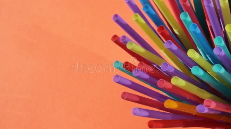 Straw Straws Plastic Drinking Background Colourful Full Screen Single ...