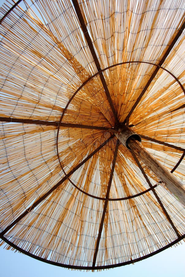 Straw umbrella stock photo. Image of scenic, resort, nature - 23367434