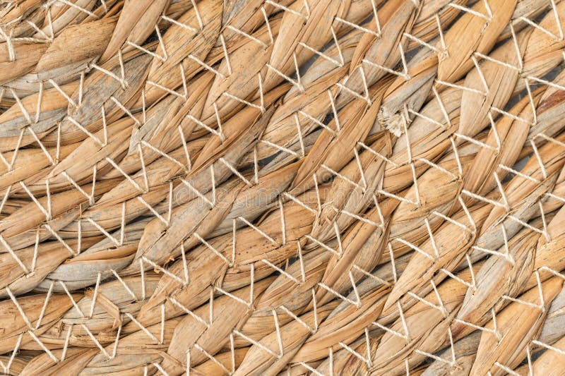 Straw Wicker Basket Texture. Close Up of Rustic Straw Wickerwork Stock ...