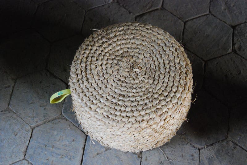 Straw Woven Stool in Southwest China Stock Image - Image of handiwork ...
