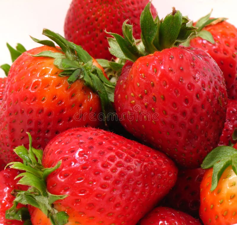 Strawberries stock image. Image of strawberries, snack - 804343