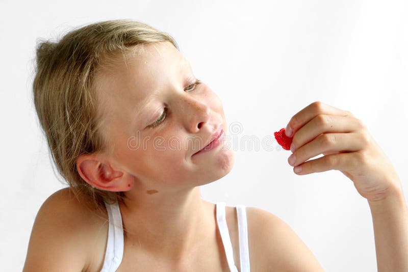Strawberries stock photo. Image of eating, meal, blond - 944726