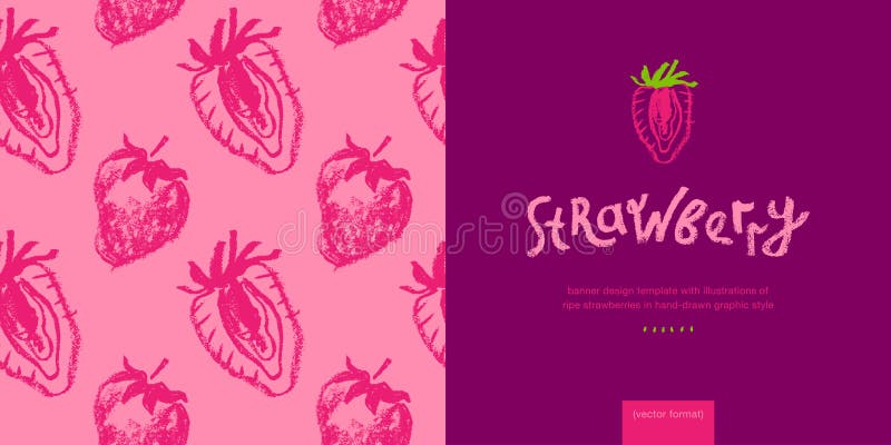 Template Label Design with Hand Drawn Illustrations of Ripe ...