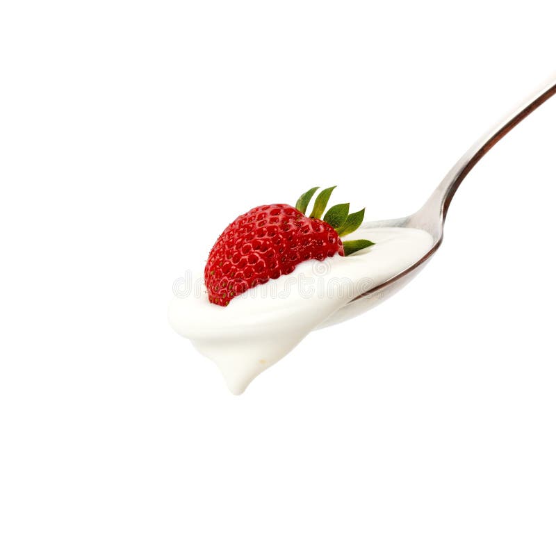 Strawberries with Cream stock image. Image of sweet, creme - 9649457