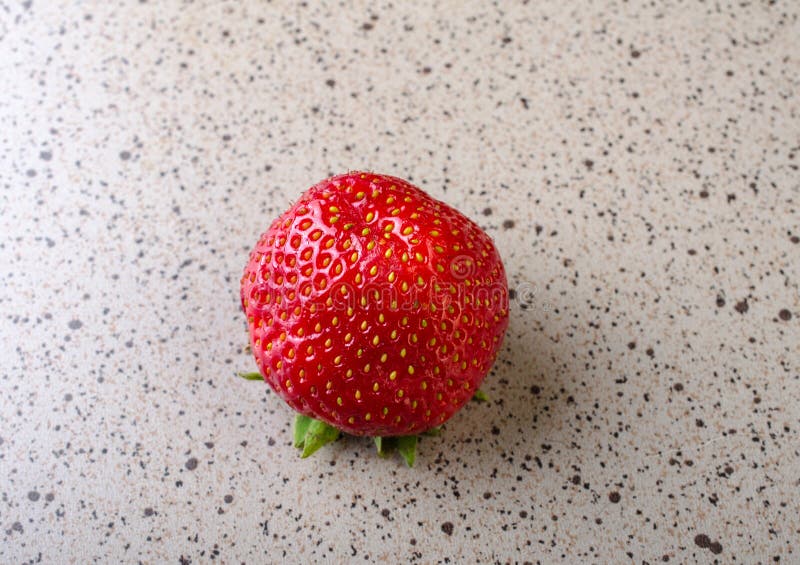 Strawberries on a Light Background. Stock Photo - Image of dessert ...