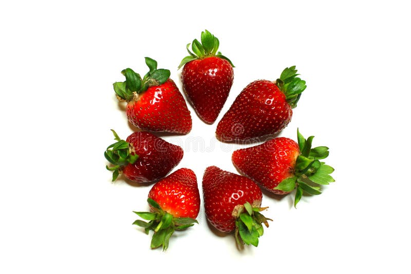 Seven Strawberries Circle Stock Photos - Free & Royalty-Free Stock ...