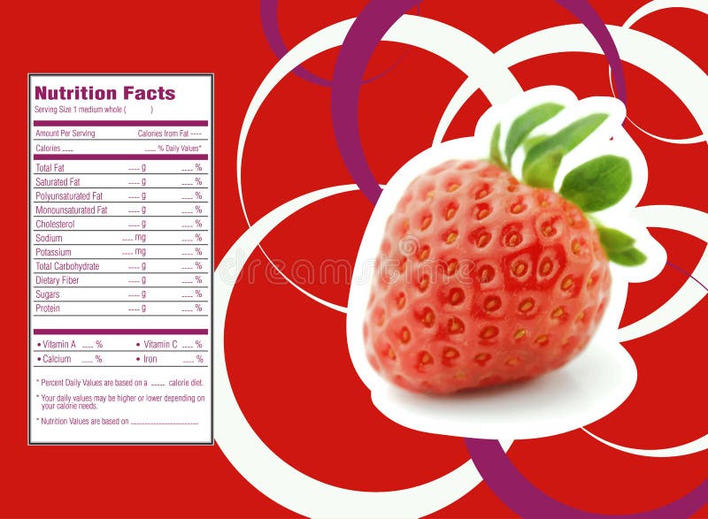 Strawberries Nutrition Facts Stock Vector - Illustration of fresh ... Strawberries Nutrition Facts Stock Vector - Illustration of fresh ...