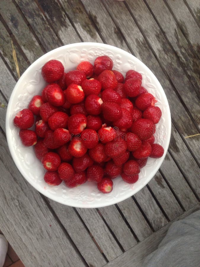 Strawberries stock image. Image of fruit, plate, summer - 78047731
