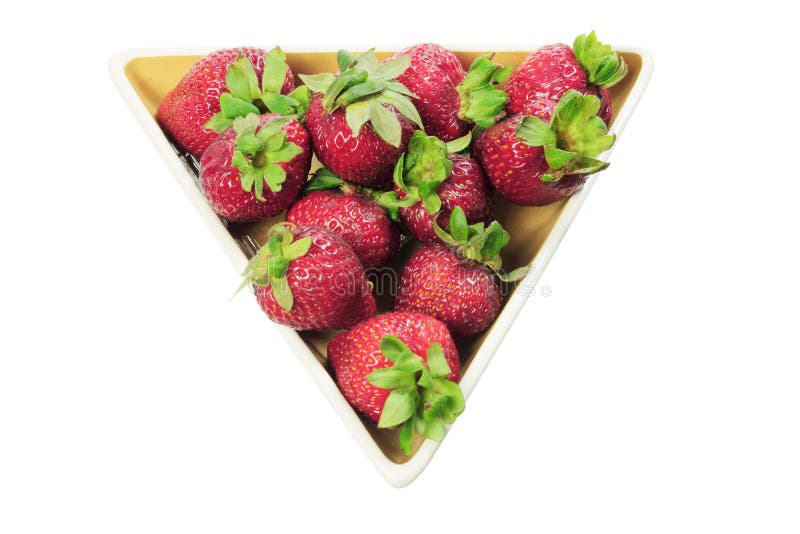 Strawberries on Plate stock photo. Image of dish, plate - 31249800