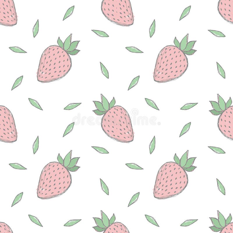 Strawberries Seamless Background Repeating Pattern, Wallpaper ...