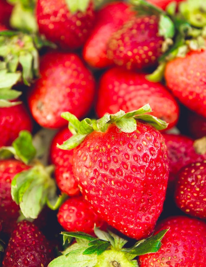 Raw Strawberry Stack Fresh Berry Food Stock Photo - Image of ...