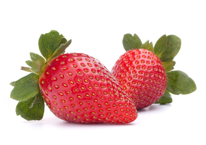 Strawberry pair stock image. Image of berry, white, fruit - 9657055