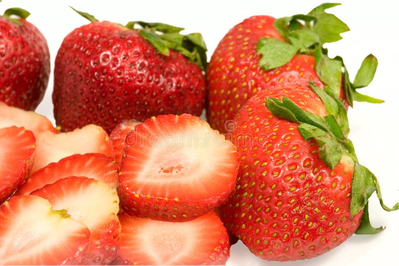 Strawberry stock photo. Image of sugar, food, fresh, slices - 8661946