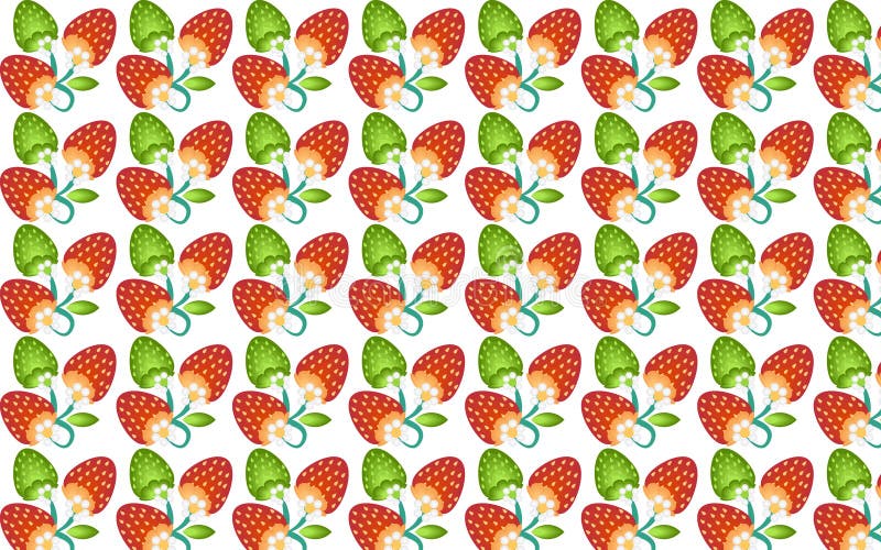 Strawberry Background Design Texture Stock Vector - Illustration of ...
