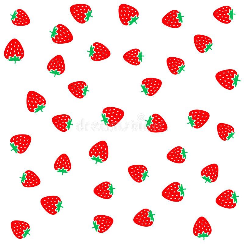 Pattern Seamless Seed Strawberry Texture Stock Illustrations – 538 ...