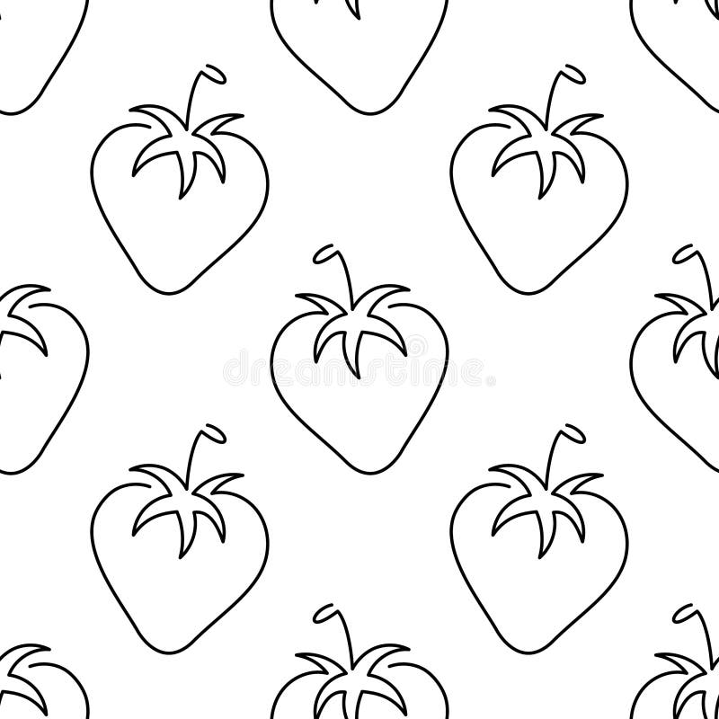 Seamless Strawberry Texture Berry Pattern Stock Illustrations – 13,392 ...