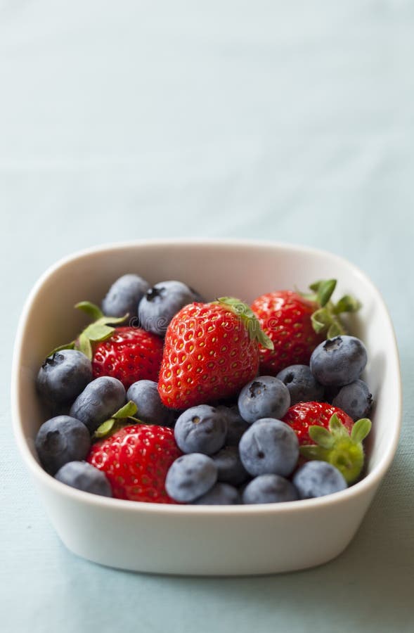 Strawberry and blueberry stock photo. Image of strawberry - 24003616