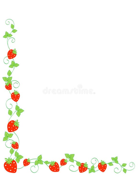 Strawberry Border Stock Illustrations – 7,631 Strawberry Border Stock ...