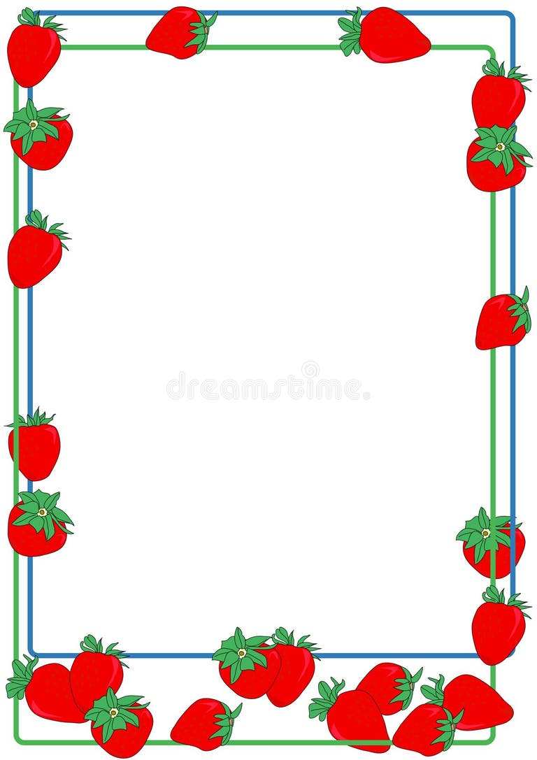 Strawberry Border Stock Illustrations – 7,631 Strawberry Border Stock ...