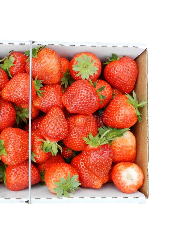 Strawberry in the box stock image. Image of environment - 35106045