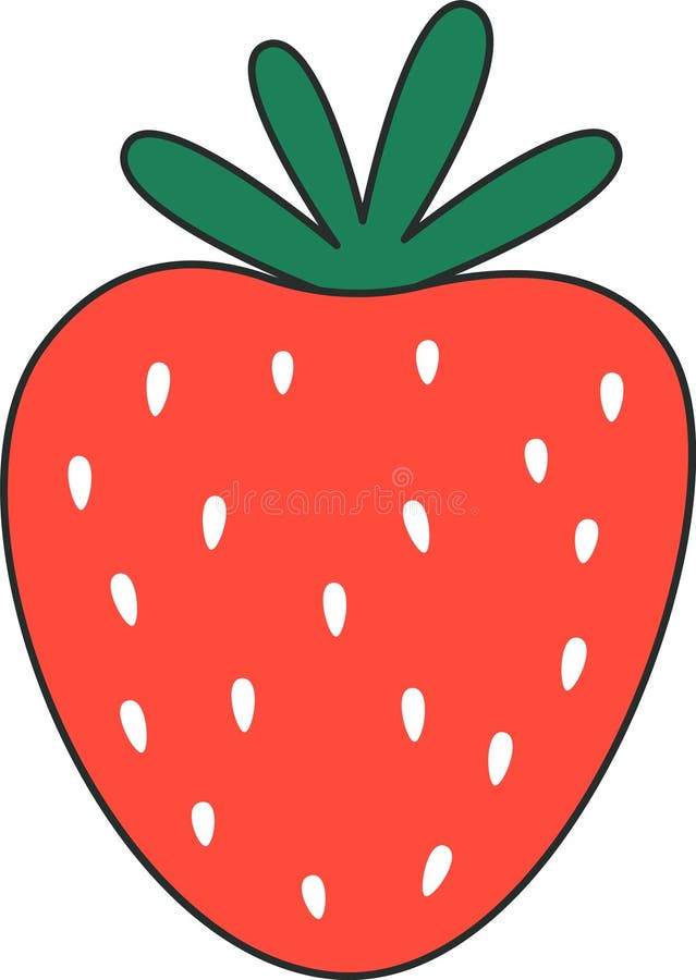 Strawberry Cartoon Berry stock vector. Illustration of strawberry ...
